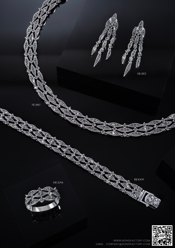 Marcasite Jewelry - Silver Jewelry Menufacturer Thailand.