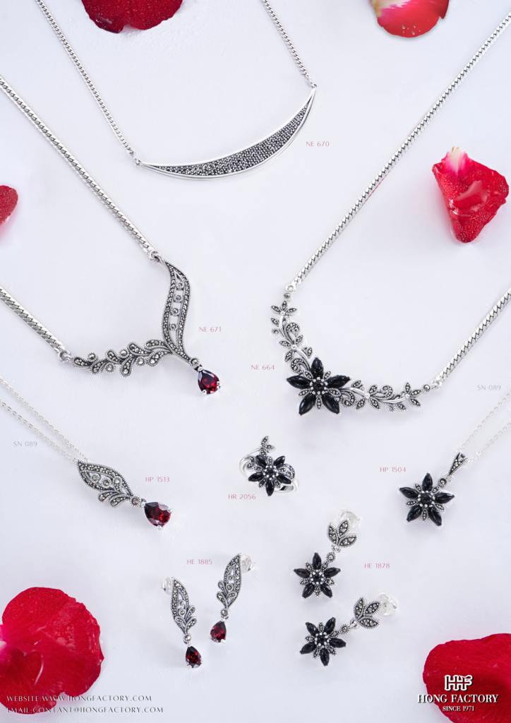 Marcasite Jewelry - Silver Jewelry Menufacturer Thailand.