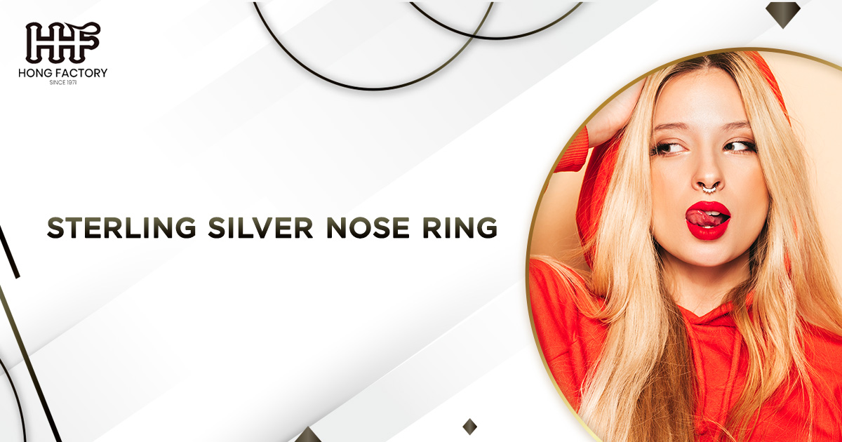 Sterling silver nose ring a staple in the world of body jewelry